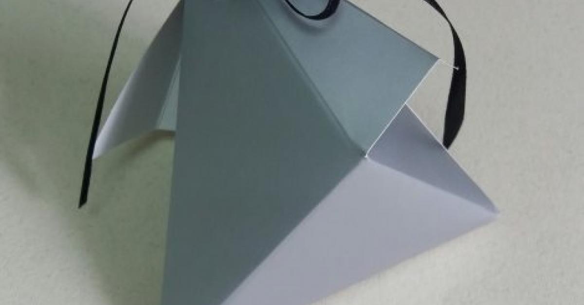 Origami kutija „SIVA MAT“
