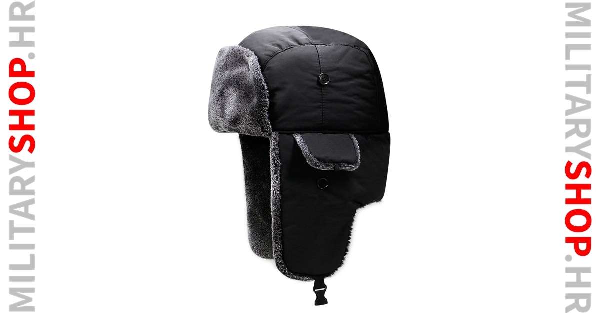 Zimska Kapa Šubara Crna